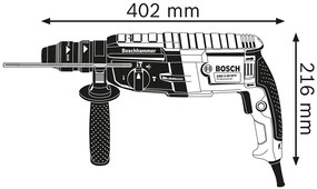 BOSCH GBH 2-28 F PROFESSIONAL Vrtací kladivo SDS-plus L-BOXX, 0611267601