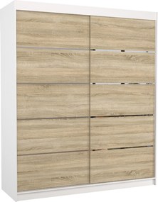 ADRK Furniture Posuvná skříň SPECTRA 180 SW-SPE-W+S-180+A299