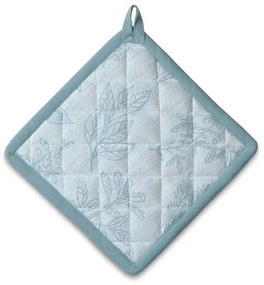 Kela Chňapka čtvercová SVEA, 100% bavlna, modrá