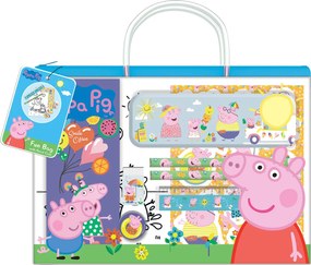 JIRI MODELS Zábavná taštička s penálem prasátko Peppa Pig 3