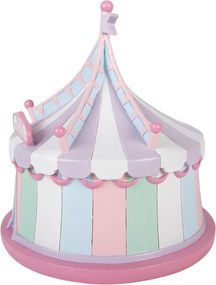Vánoční dekorace cirkusový stan Pastel Christmas Chic - Ø 21*22 cm