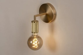 Nástěnné svítidlo do ložnice Bulb Ave Gold