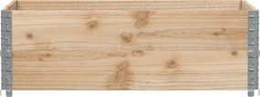 Zahradní truhlík 120 x 80 cm masivní borové dřevo 3295847