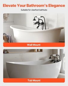 Vanová baterie s nožičkami VEVOR, 140 × 220 × 300 mm – BGSZZYGLTLTHLAC1L002V0