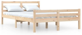814824 vidaXL Rám postele masivní dřevo 150 x 200 cm King Size
