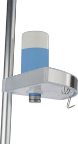 Koupelnová rohová police Premium Edge, 3 úrovně, zrcadlo, teleskopická, WENKO