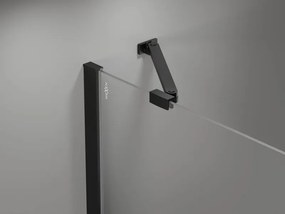 Mexen Mist sprchové dveře výklopné pravé 90 cm, černý rám, černé - 8A4-090-000-70-70-P