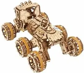 Ugears 3D dřevěné mechanické puzzle Mars Rover / od 14 let / 562 dílků