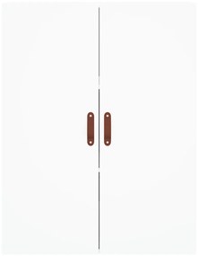 Skříň highboard bílá 69,5 x 34 x 180 cm kompozitní dřevo,  3195987