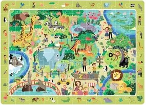 DODO Puzzle s hledáním obrázků V ZOO / 80 dílků / 45 x 31 cm