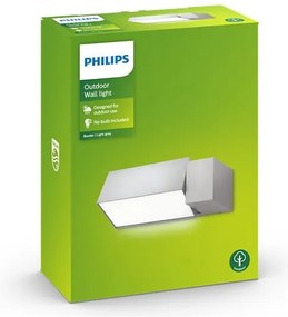 Philips - Venkovní nástěnné svítidlo BORDER 1xE27/23W/230V IP44 šedá
