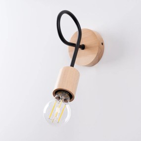 Sollux Lighting Nástěnné svítidlo EMBER černé