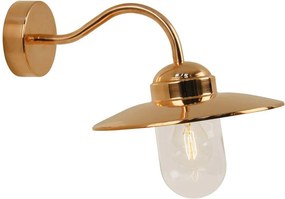 NOR 22671030 Venkovní nástěnné svítidlo Luxembourg 1x60W E27 měď čirá - NORDLUX