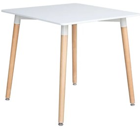 IDEA Jídelní stůl 80x80 QUATRO bílý