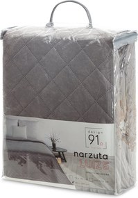 PŘEHOZ NA KŘESLO D91 LUIZ 5 70X160 CM STŘÍBRNÁ