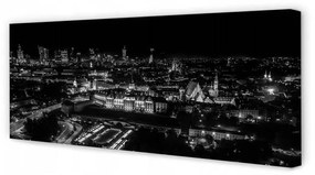 Obraz na plátně - Město ve tmě 125 x 50 cm