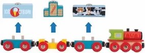 Bigjigs Rail Vlak se zbožím + 3 koleje / od 3 let