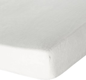 FLEECOVÉ PROSTĚRADLO FLANO 140X200 CM KRÉMOVÉ
