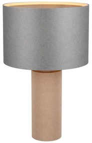 Šedo-béžová stolní lampa (výška 48 cm) Canio – Trio