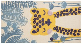 Dětský bavlněný koberec 80 x 150 cm vícebarevný LUAS Beliani