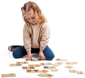Bigjigs Toys Didaktické puzzle Protiklady