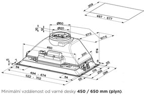 Vestavná digestoř Faber INKA SMART HC X A70