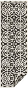 Hanse Home, Běhoun Twin Supreme 104129 Black/Cream – na ven i na doma, 80x250, černobílá, chodba / předsíň