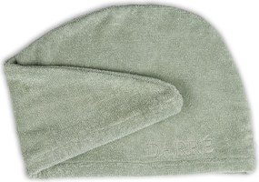 Bavlněný froté turban do sauny a wellness Comfort olivový