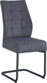 XXXLutz HOUPACÍ ŽIDLE, antracitová, černá Hom`in - Jídelní židle - 001634009701