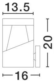 Venkovní LED svítidlo Lock