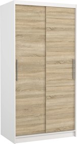 ADRK Furniture Posuvná skříň ASTEN 100 SW-AST-W+S-100+A602