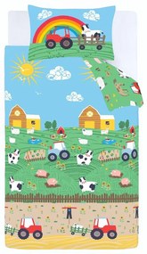 Dětské povlečení na jednolůžko 135x200 cm Farmyard Animals – Catherine Lansfield