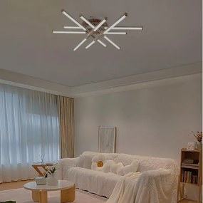 LED Stmívatelný přisazený lustr LED/90W/230V 3000-6500K + dálkové ovládání