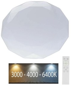 V-Tac LED Stmívatelné stropní svítidlo LED/40W/230V 3000K/4000K/6500K + DO VT0883