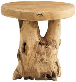 House Nordic Odkládací stolek PALENA přírodní ø40 cm