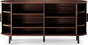 Komoda Gliss 160 cm ořech tmavý