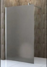 Mexen Kioto sprchová zástěna WALK-IN 8mm, 140x200 cm, sklo efekt námrazy, 800-140-000-00-30
