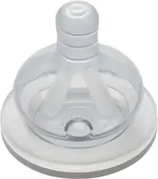 NIP Dudlík kulatý, široký 2 ks / silikon-M / 0m+