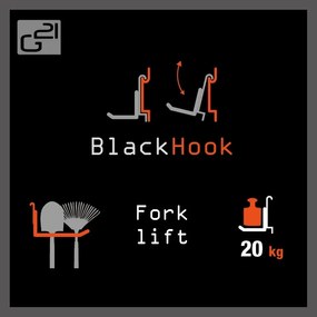 G21 Závěsný systém G21 BlackHook fork lift 9 x 19 x 24 cm G21-635010