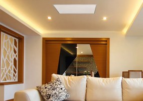 Ecolite Bílý vestavný LED panel 62 x 62cm 45W LED-GPL44-45/PD/BI