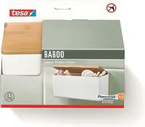 Tesa Baboo Box M bílo-béžová / Úložný box / bez vrtání / nosnost 3 kg