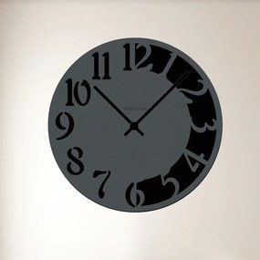 dřevo života Nástěnné hodiny CLOCK Zvolte barvu dekoru: Dub Sonoma, Velikost hodin: 35x35, Barva ručiček: Černé