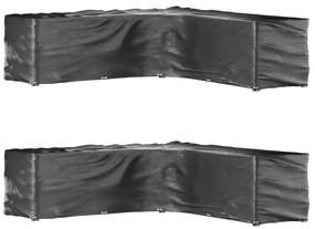 Plachty na zahradní nábytek tvar L 2 ks 20 oček 300x300x90 cm 3155376