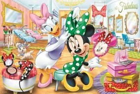 Trefl - Puzzle - Myška Minnie a Daisy / 100 dílků / 41 x 27.8 cm / věk