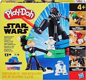 HASBRO Play-Doh Star Wars Světelné meče / Modelovací sada s figurkami