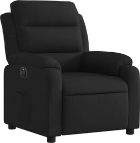 Elektrické polohovací křeslo černé textil 3204958