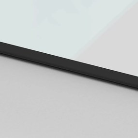 Posuvné dveře s kováním 76x205 cm tvrzeného sklo a hliník 3332995
