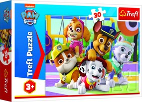 Trefl Puzzle Tlapková patrola vždy včas/Paw Patrol 27x20cm 30 dílků v krabičce 21x14x4cm