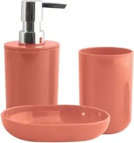 MSV INAGUA kelímek na zubní kartáčky terakota / plast