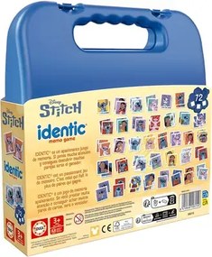 EDUCA Pexeso Stitch v kufříku / 72 kartiček